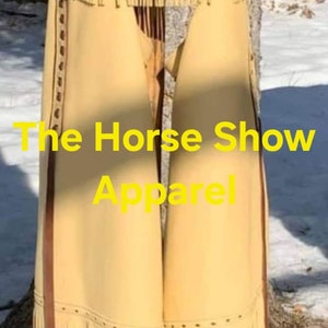 Custom Hand Made Western Chinks / Chaps- Sand Color Suede Chinks/ Chaps ...