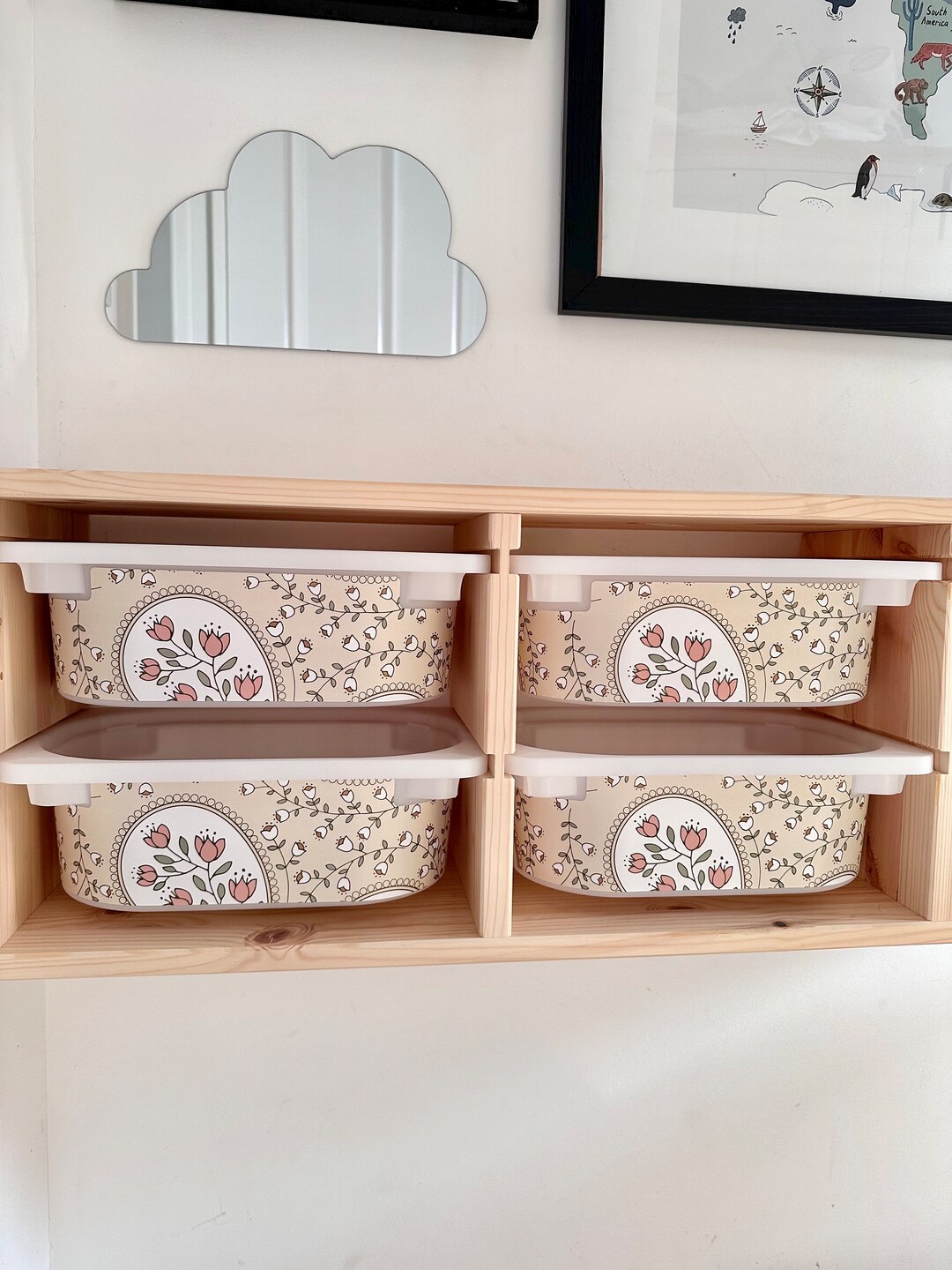 Paisley Print IKEA Trofast Sticker | Room Decals | IKEA Trofast Hack ...