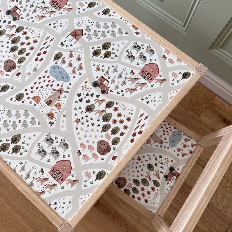 Train Table Decal - Etsy