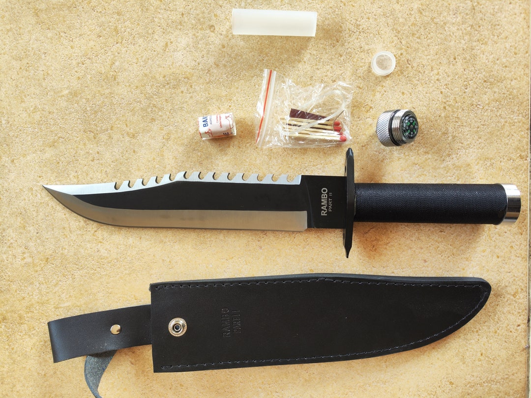Rambo II Knife Rambo Knife 2 Cornered Knife Rambo Functional Knife ...