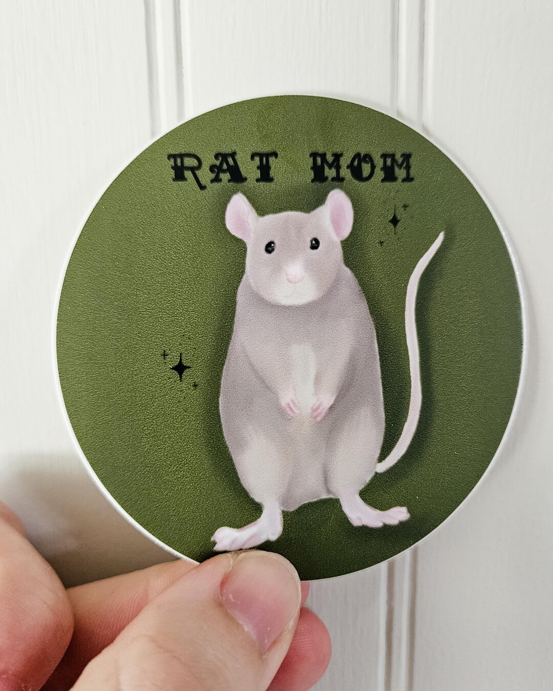 Rat Mom Sticker: Durable Waterbottle Decal - Etsy