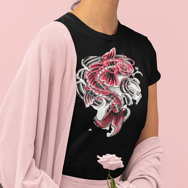 Koi Fish Tshirt - Etsy