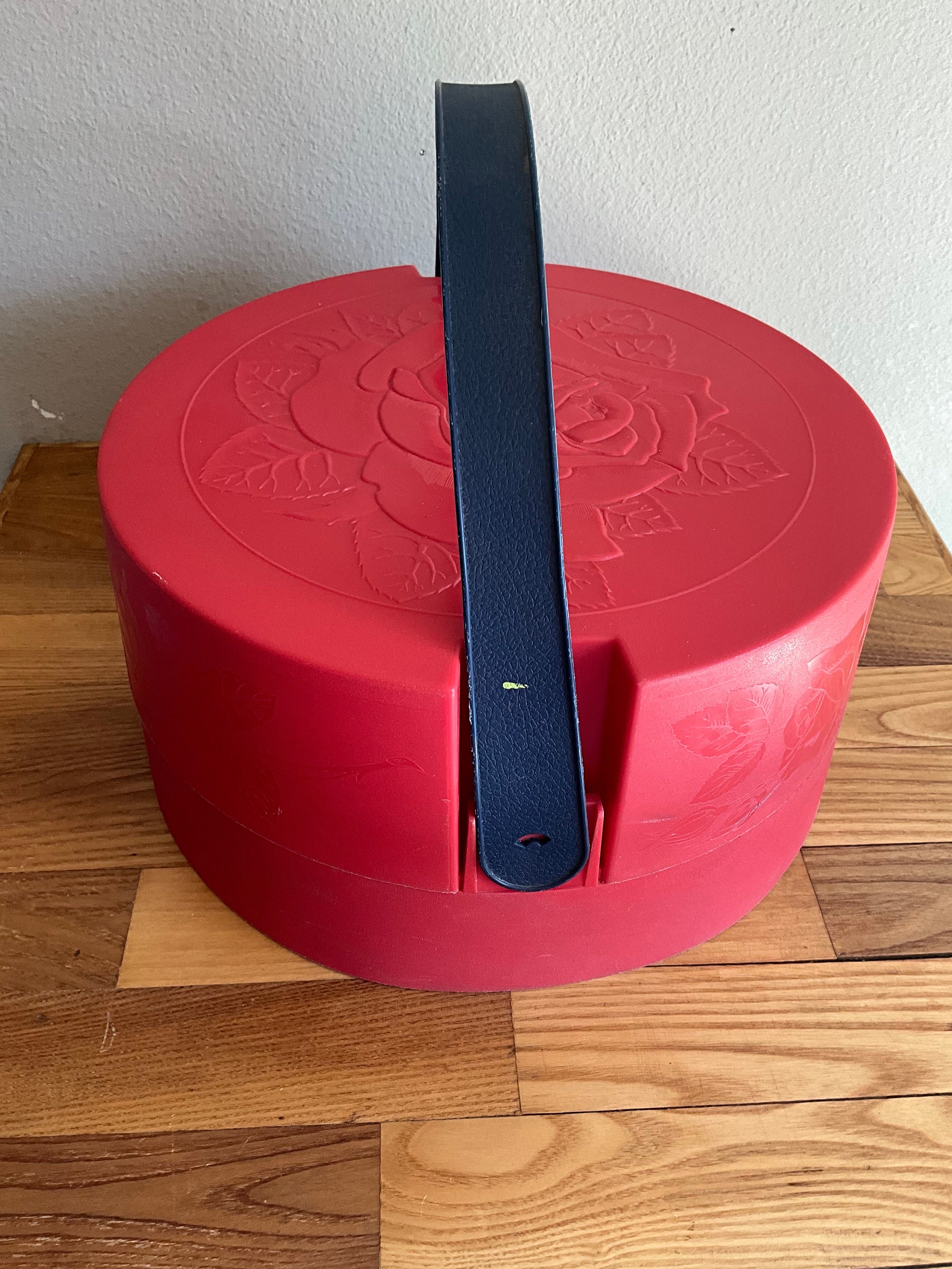 Vintage Tri Chem Embroidery Paint Caddy With Embroidery Paint Red Rose ...