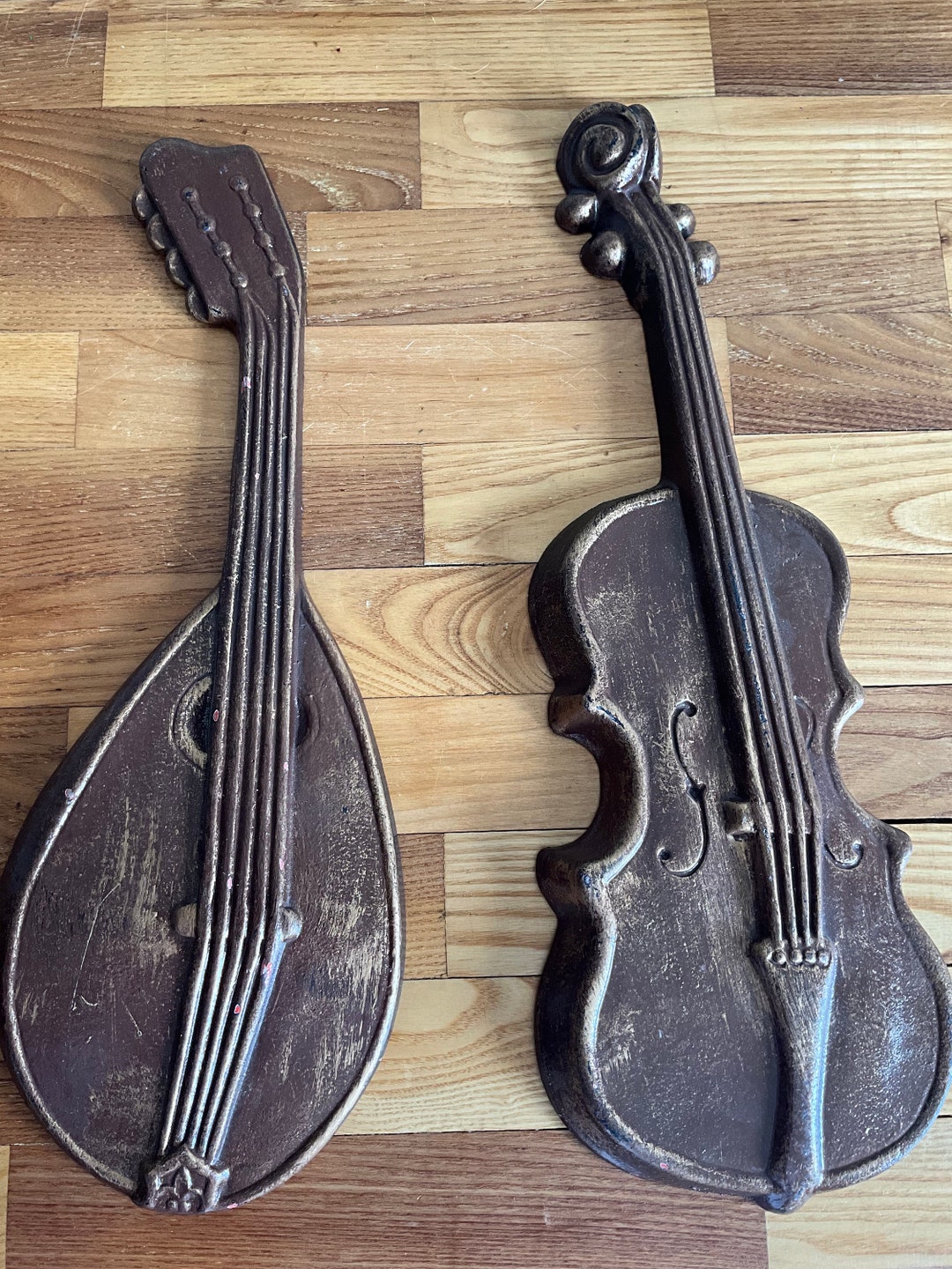 Vintage Metal Musical Instruments Wall Hangings - Etsy