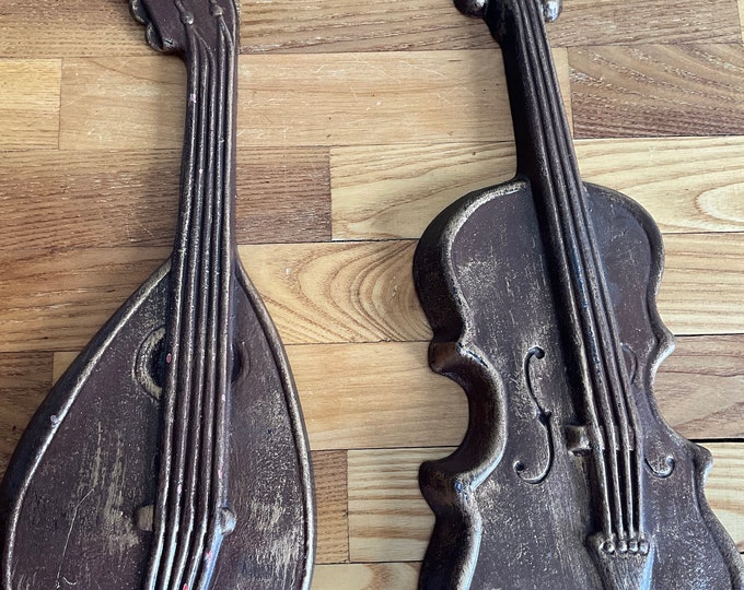 Vintage Metal Musical Instruments Wall Hangings - Etsy