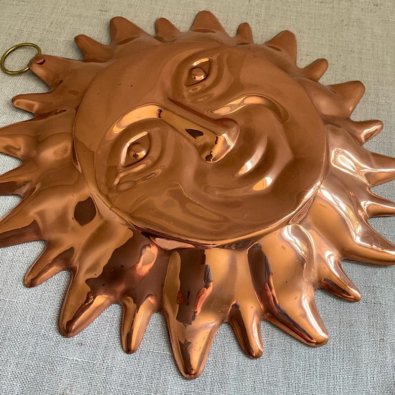 Copper Sun Wall Art - Etsy