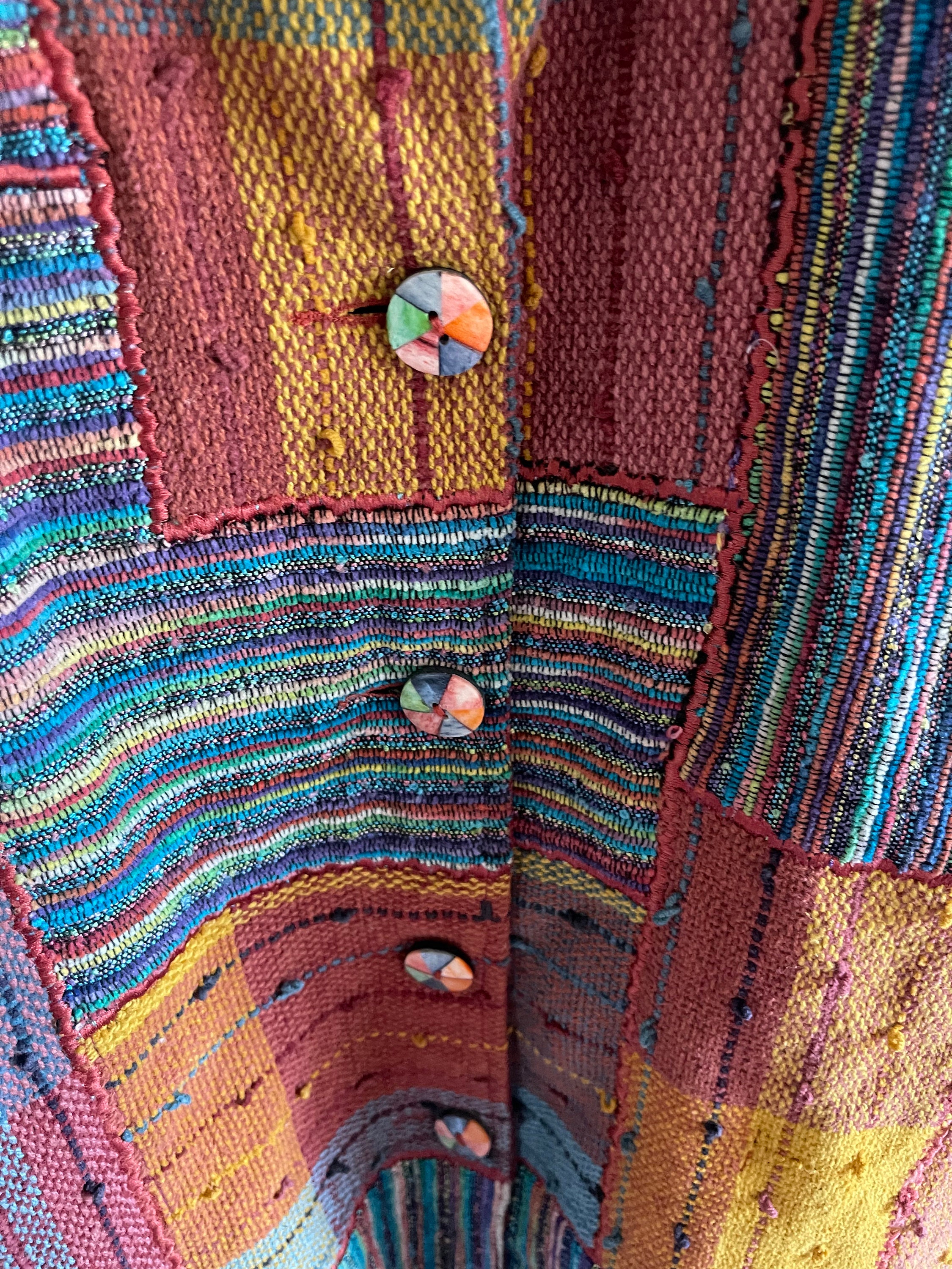 Vintage BOHO Travelsmith Multi Color Statement - Etsy