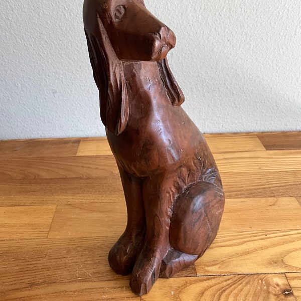 Wooden Dog Art - Etsy