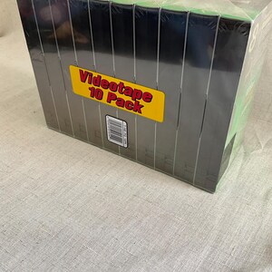 Vintage Maxell 10 Pack VHS Box Set | Sealed | Brand New - Etsy