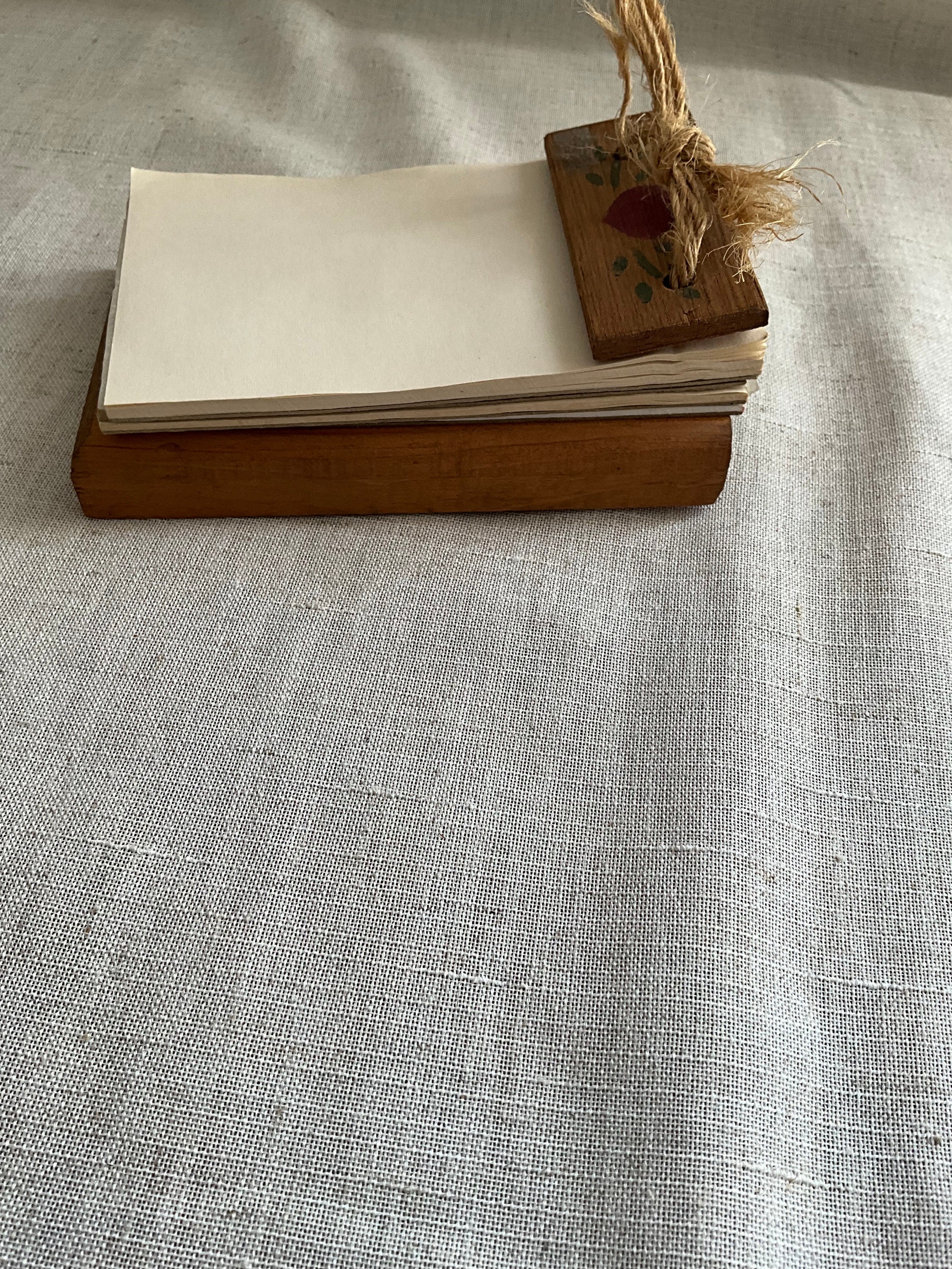Vintage Mid Century Wooden Note Memo Pad - Etsy