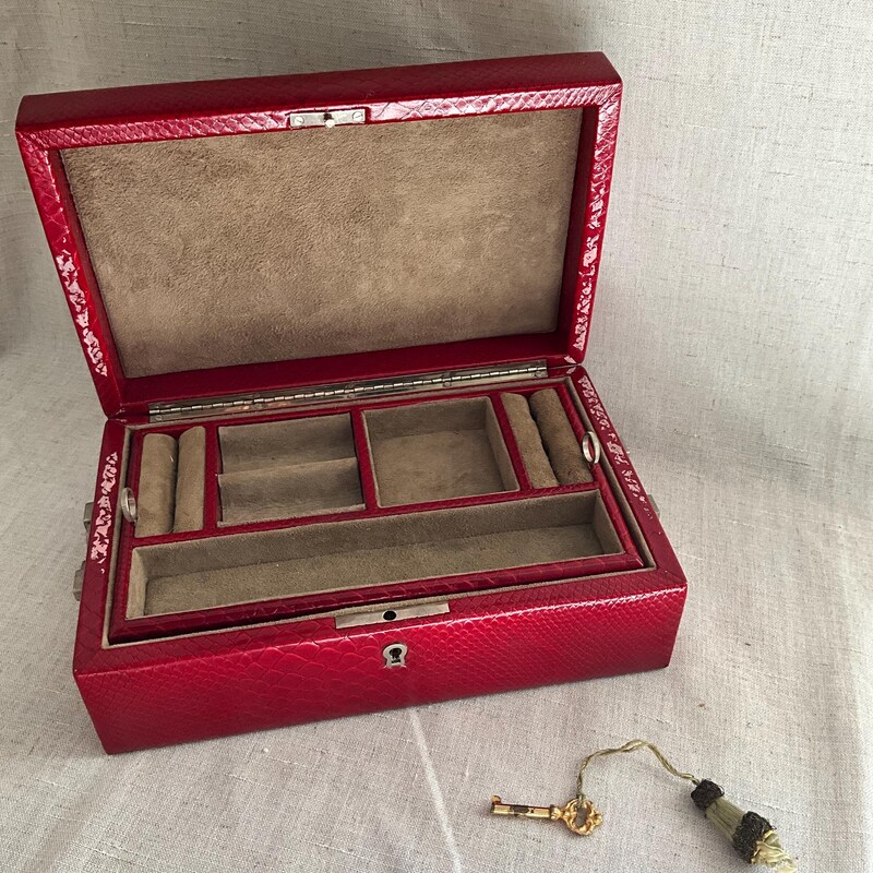 Leather Jewelry Box - Etsy