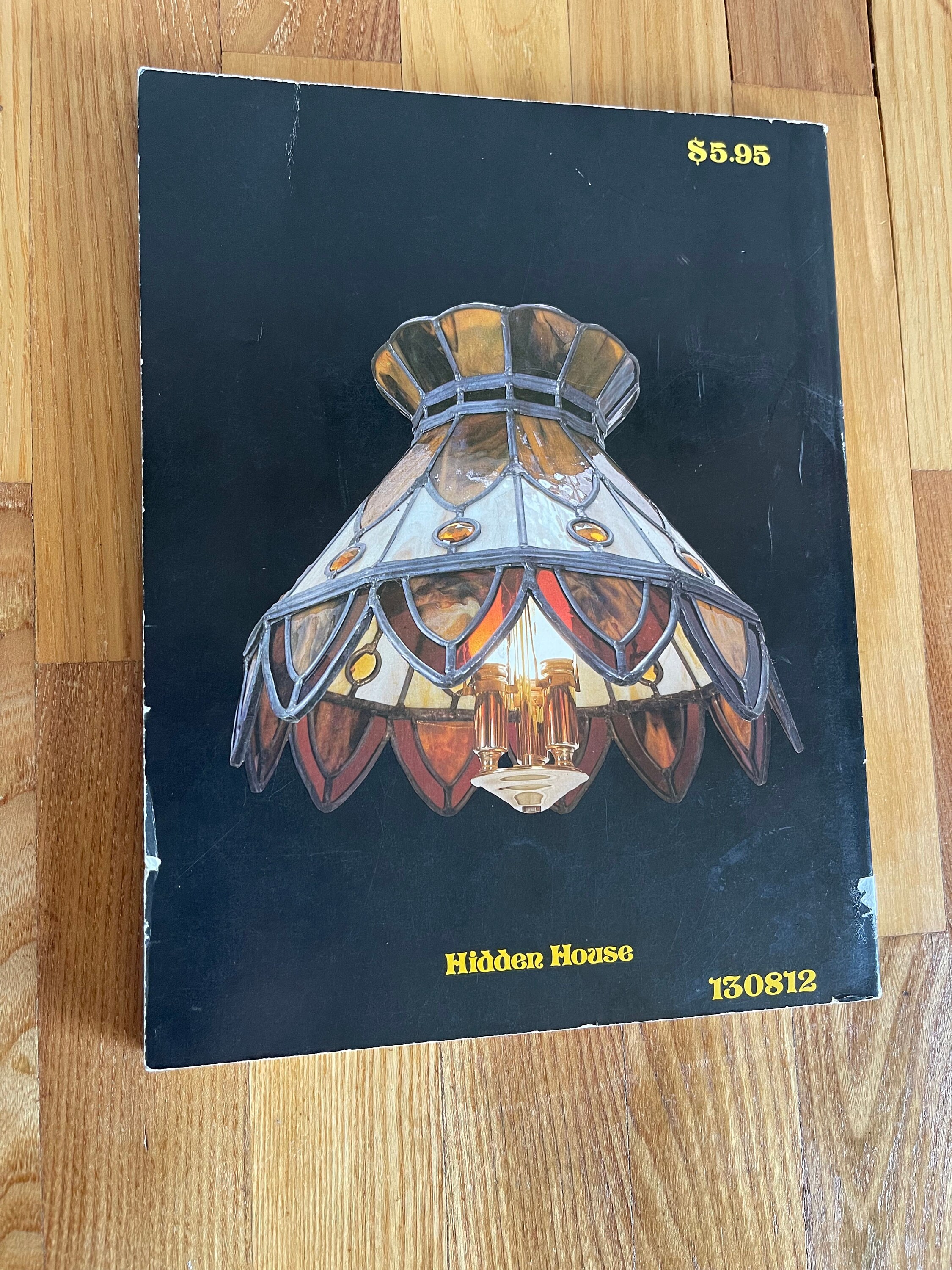 Vintage Stained Glass Lamp Art Book - Etsy