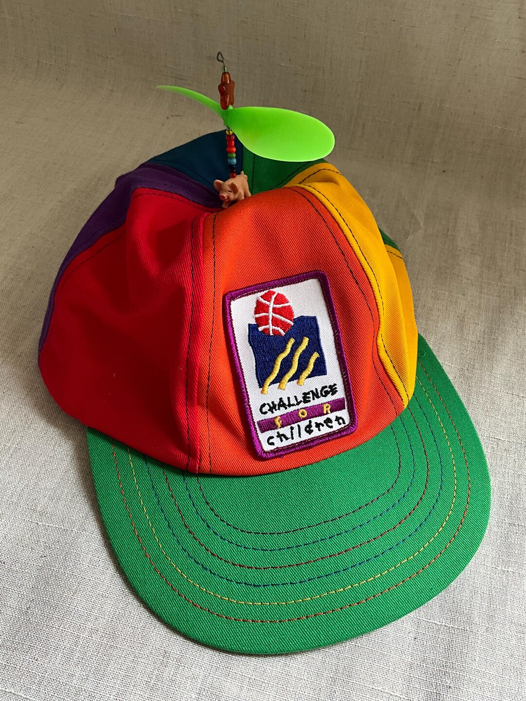 Vintage Colorful interstellar Propeller Challenge for Children Pig ...