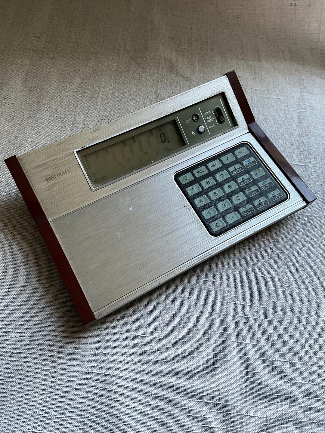 Vintage Elsimate Desk Calculator Clock Stopwatch | Works - Etsy