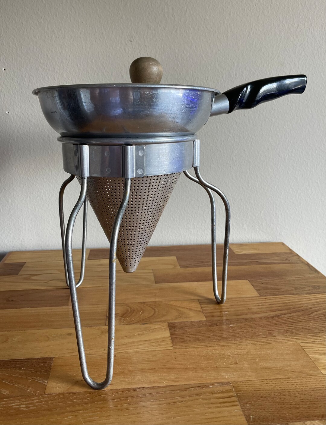 Vintage Metal Sieve and Stand Wear-ever Tomato or Grape - Etsy