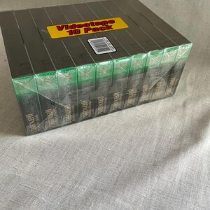 Vintage Maxell 10 Pack VHS Box Set | Sealed | Brand New - Etsy