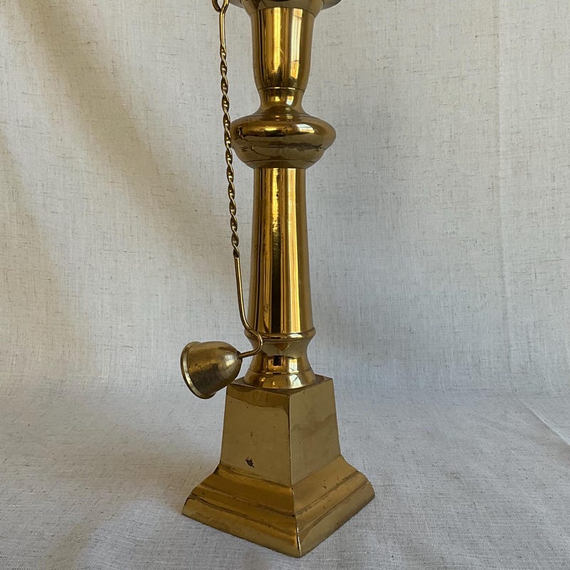 Candle Holder and Snuff - Etsy