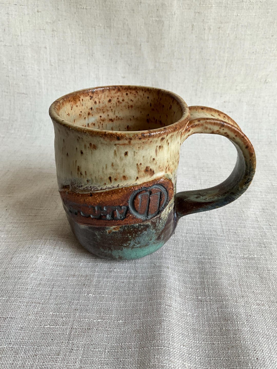 Vintage 1970s WFSU TV Studio Pottery Indented Coffee Mug - Etsy