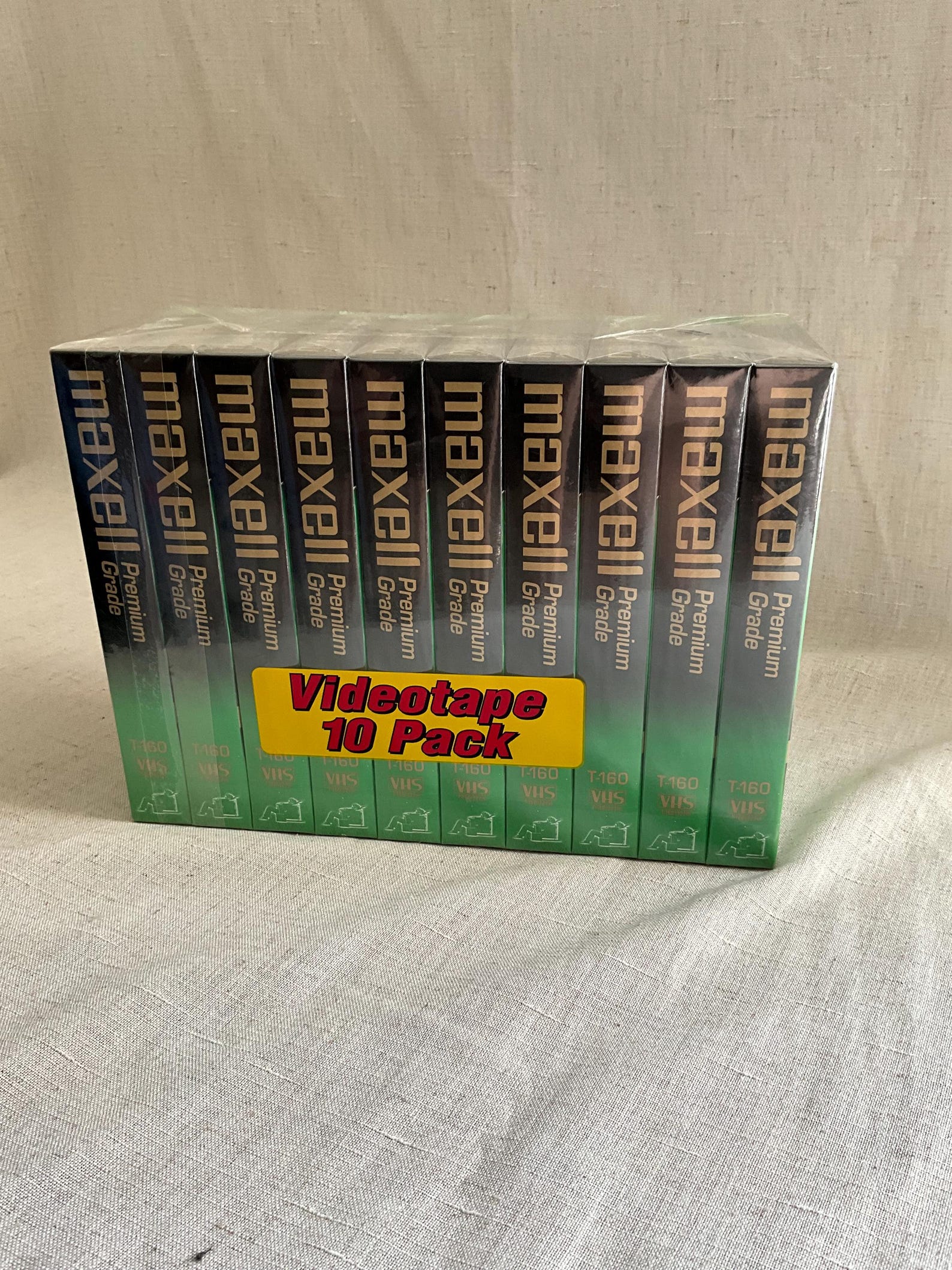 Vintage Maxell 10 Pack VHS Box Set Sealed Brand New - Etsy