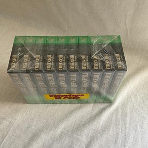 Vintage Maxell 10 Pack VHS Box Set | Sealed | Brand New - Etsy