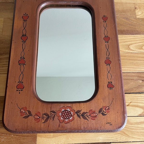 Hand Painted Mirror - Etsy