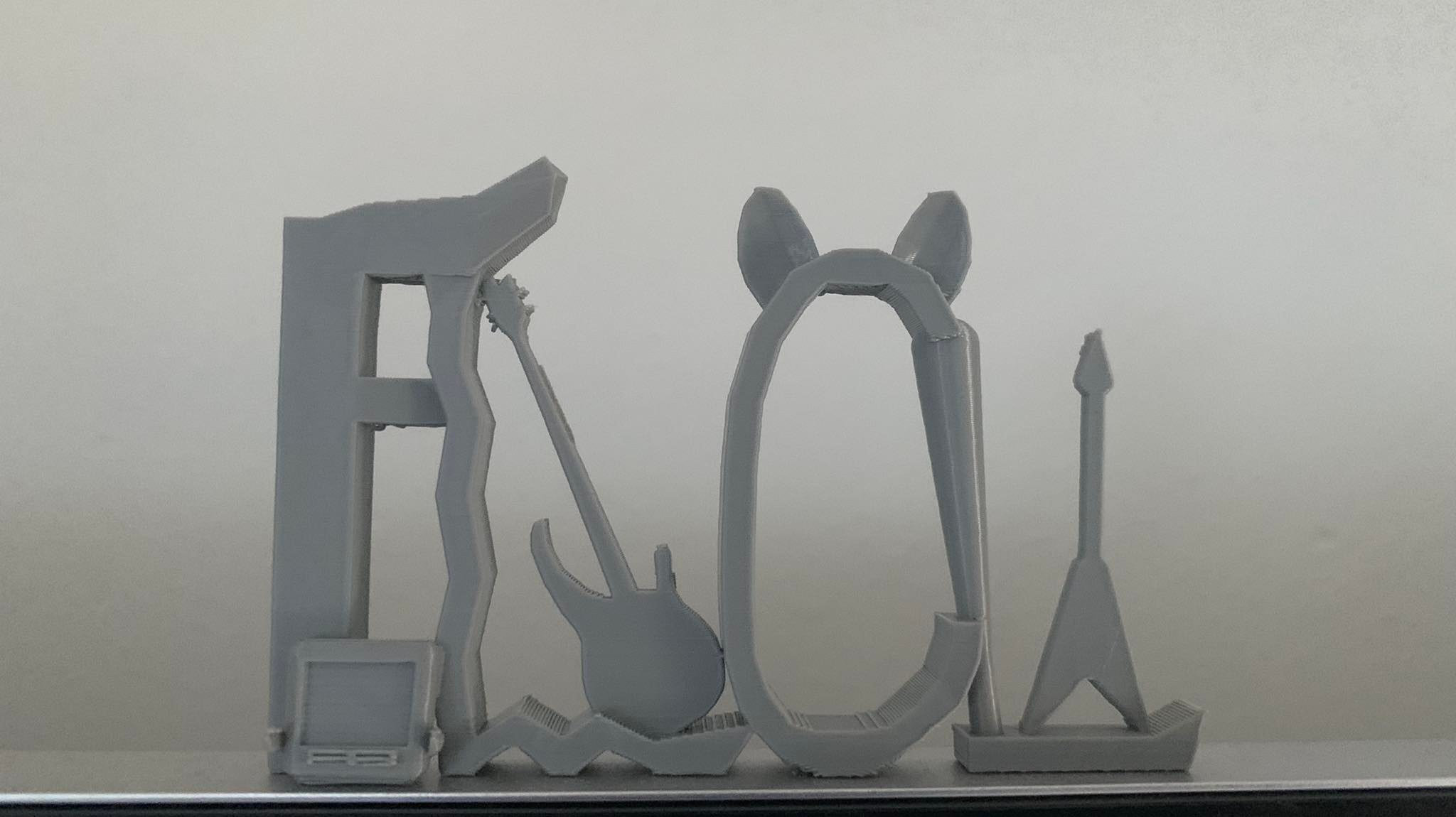 FLCL Fooly Cooly Anime 3D Printed Logo - Etsy