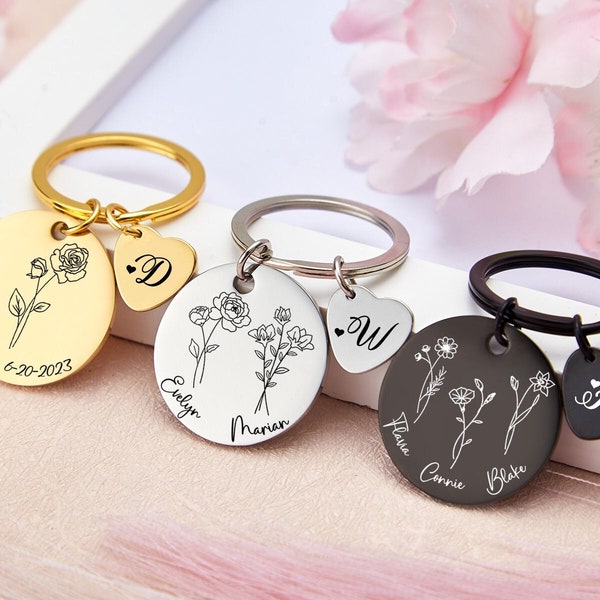 Flower Keychain - Etsy