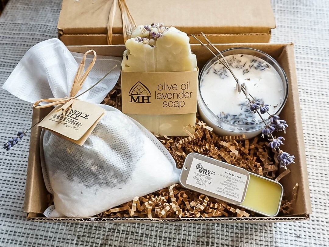 Lavender FARM GROWN ORGANIC Gift Set Lavender Gift Set | Relax Spa Gift ...