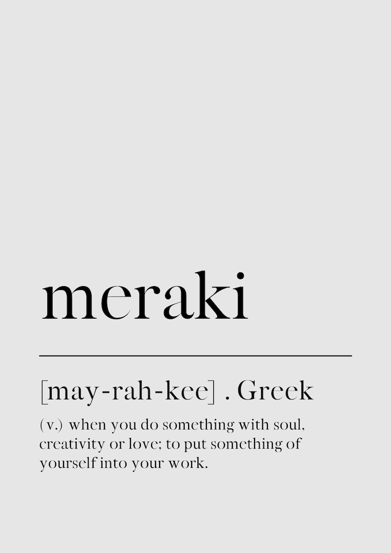 Meraki PRINTABLE Artwork, Downloadable Prints, PRINTABLE Wall Art ...