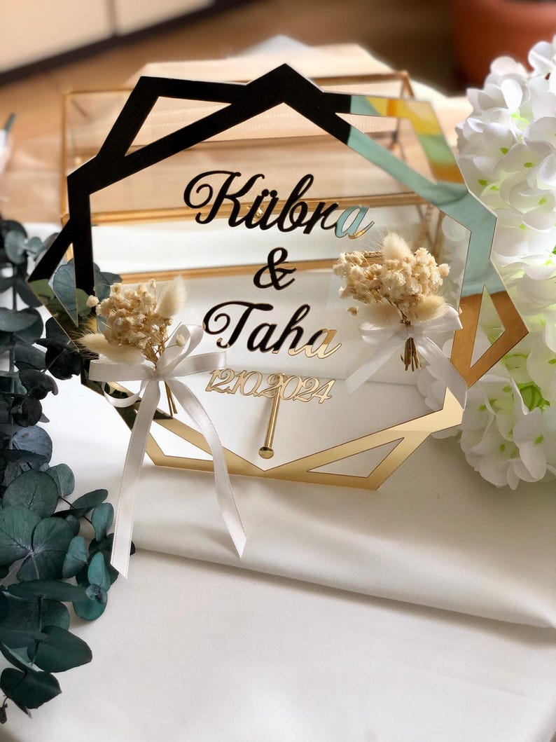 Personalized Plexiglass Table Name Plate, Engagement Decor - Etsy