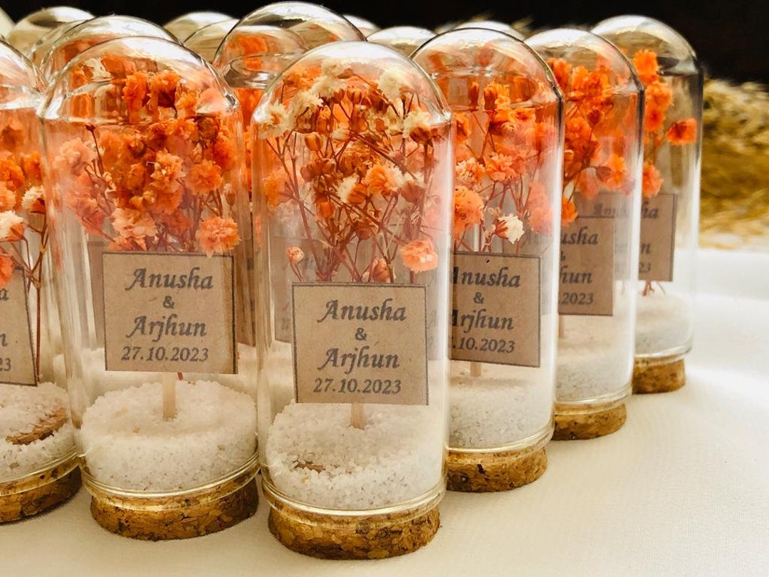 Personalized Enchanted Rose Glass Dome Wedding Favor - Beauty and the ...