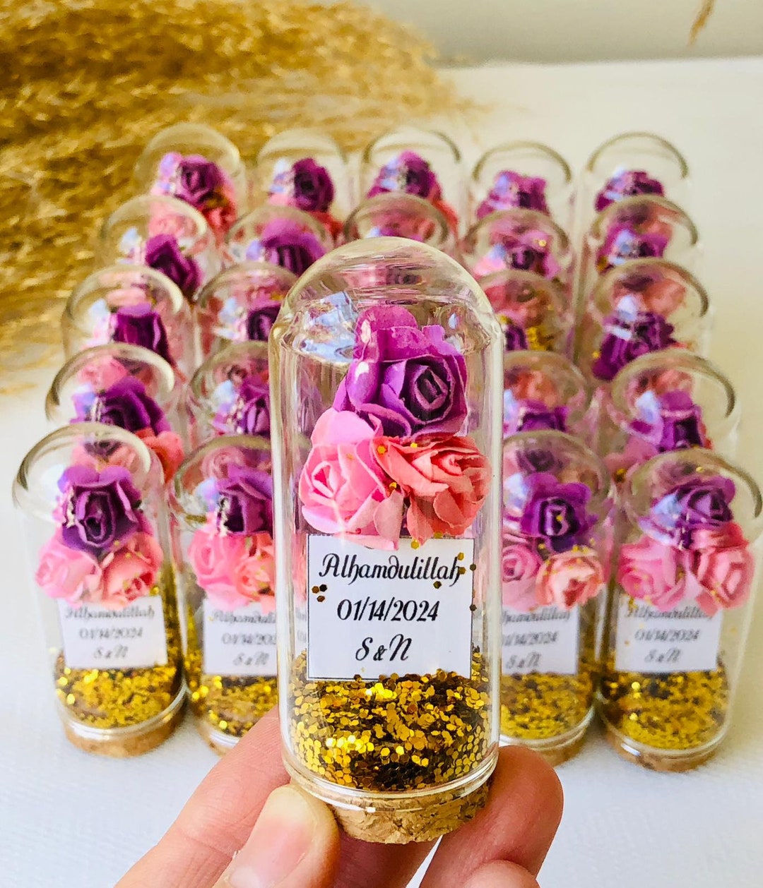 Rose Dome Wedding Favors, Personalized Party Gifts - Etsy