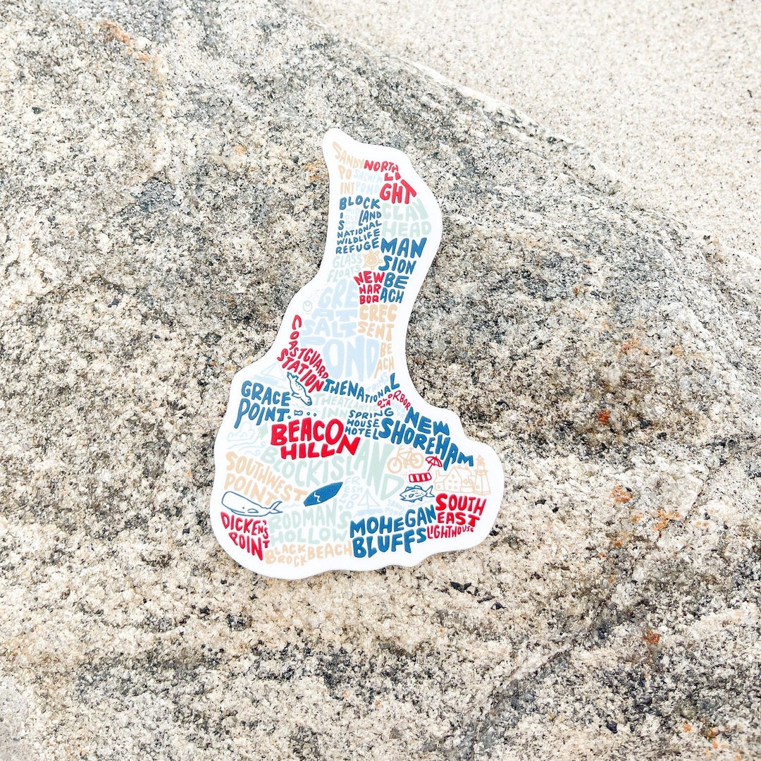 Block Island Sticker - Etsy
