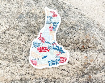Block Island Sticker - Etsy