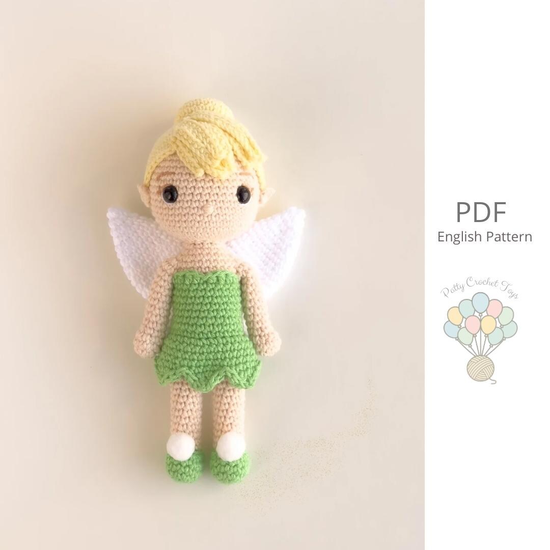 Tinker Bell Crochet Pattern, PDF Amigurumi Pattern, Peter Pan ...