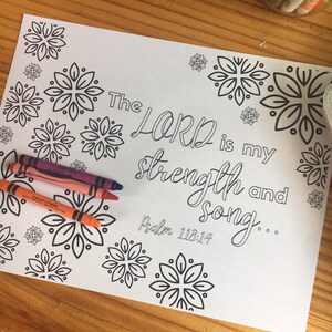 Bible Verse Coloring Pages, Color Scripture for All Ages, KJV ...