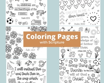 Bible Coloring Pages for Kids Kjv - Etsy