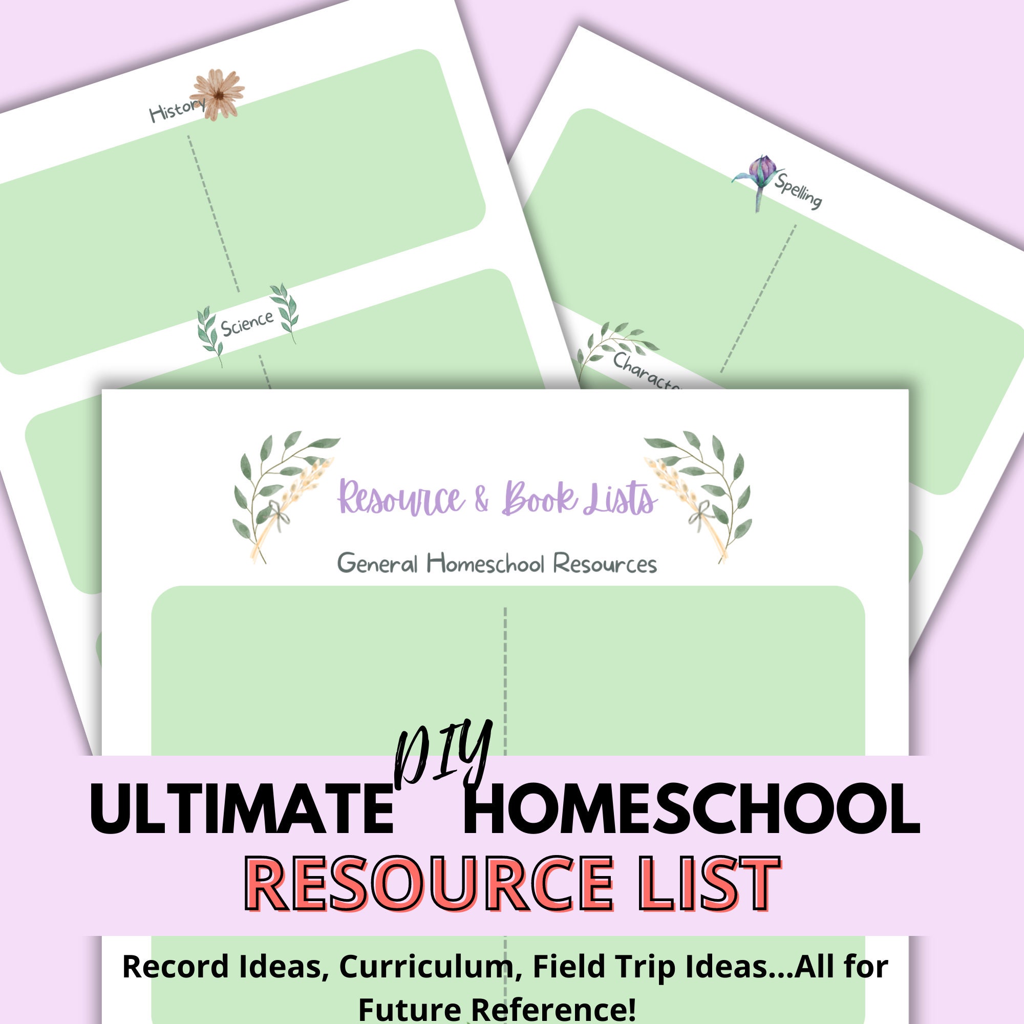 Ultimate Homeschool Resource List, School Organization, Homeschool ...