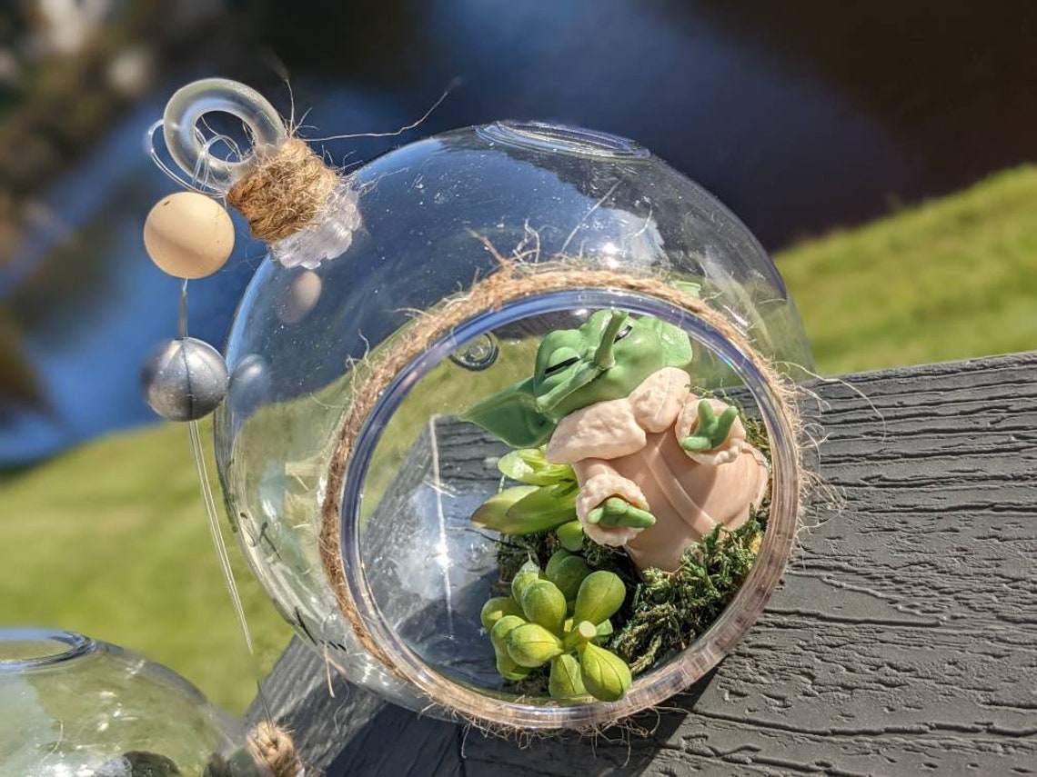 Baby Grogru Terrarium Planter - Etsy