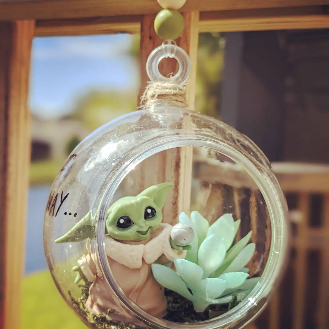 Baby Grogru Terrarium Planter - Etsy