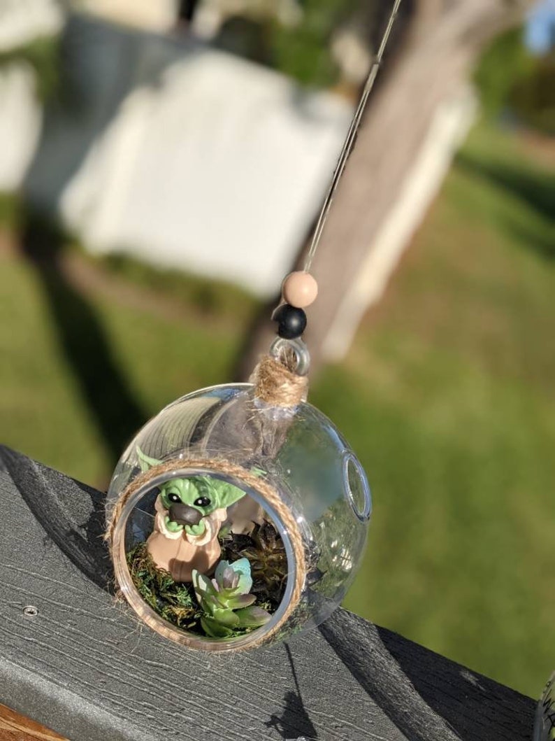 Baby Grogru Terrarium Planter - Etsy