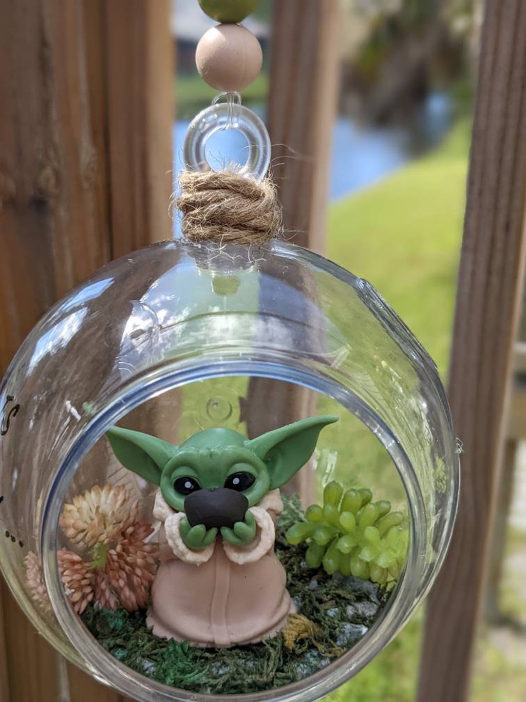 Baby Grogru Terrarium Planter - Etsy