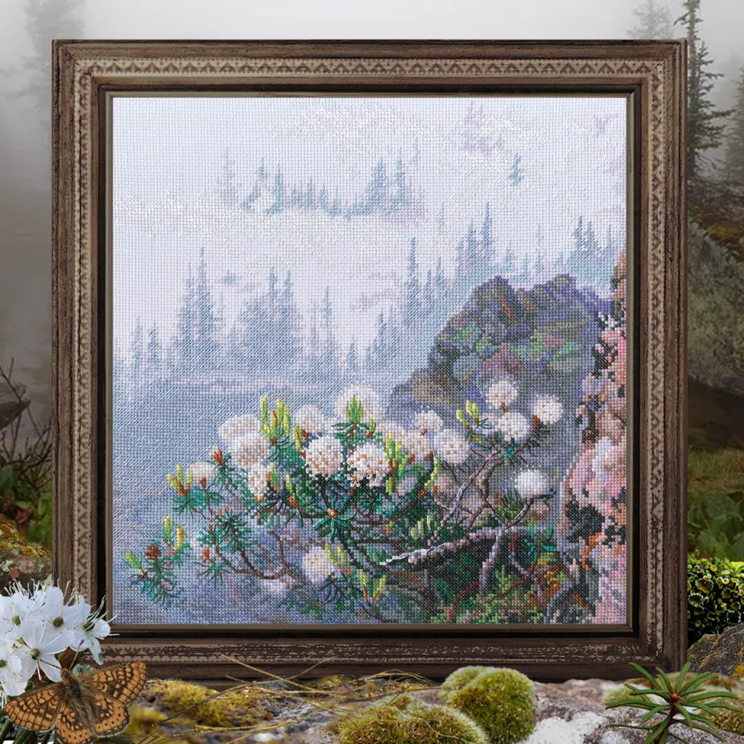 Wild Rosemary RTO Counted Cross Stitch Kit: Forest Landscape Nature - Etsy