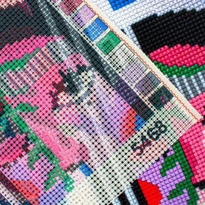 Needlepoint Pillow Kit Girl Women Collection Dart 5278, DIY Tapestry ...