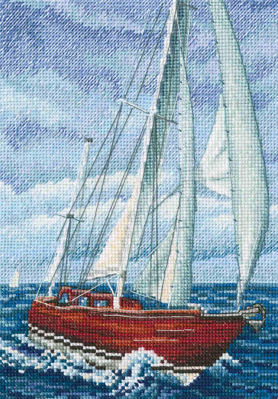 RTO Counted Cross Stitch Kit Sailboat M849 / the Flavor of Salt, Wind ...