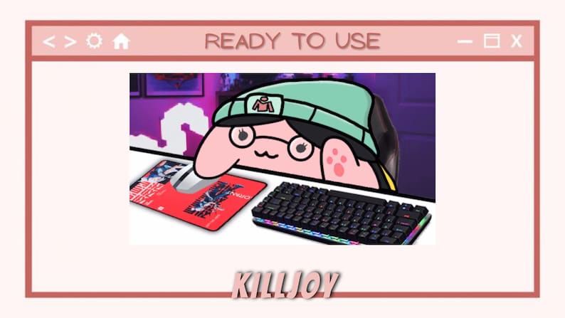 3 Valorant Bongo Cats Sage,killjoy,raze Virtual Camera for Twitch ...