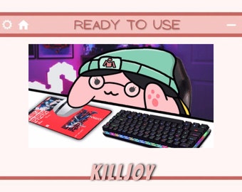 3 Valorant Bongo Cats Sage,killjoy,raze Virtual Camera for Twitch ...