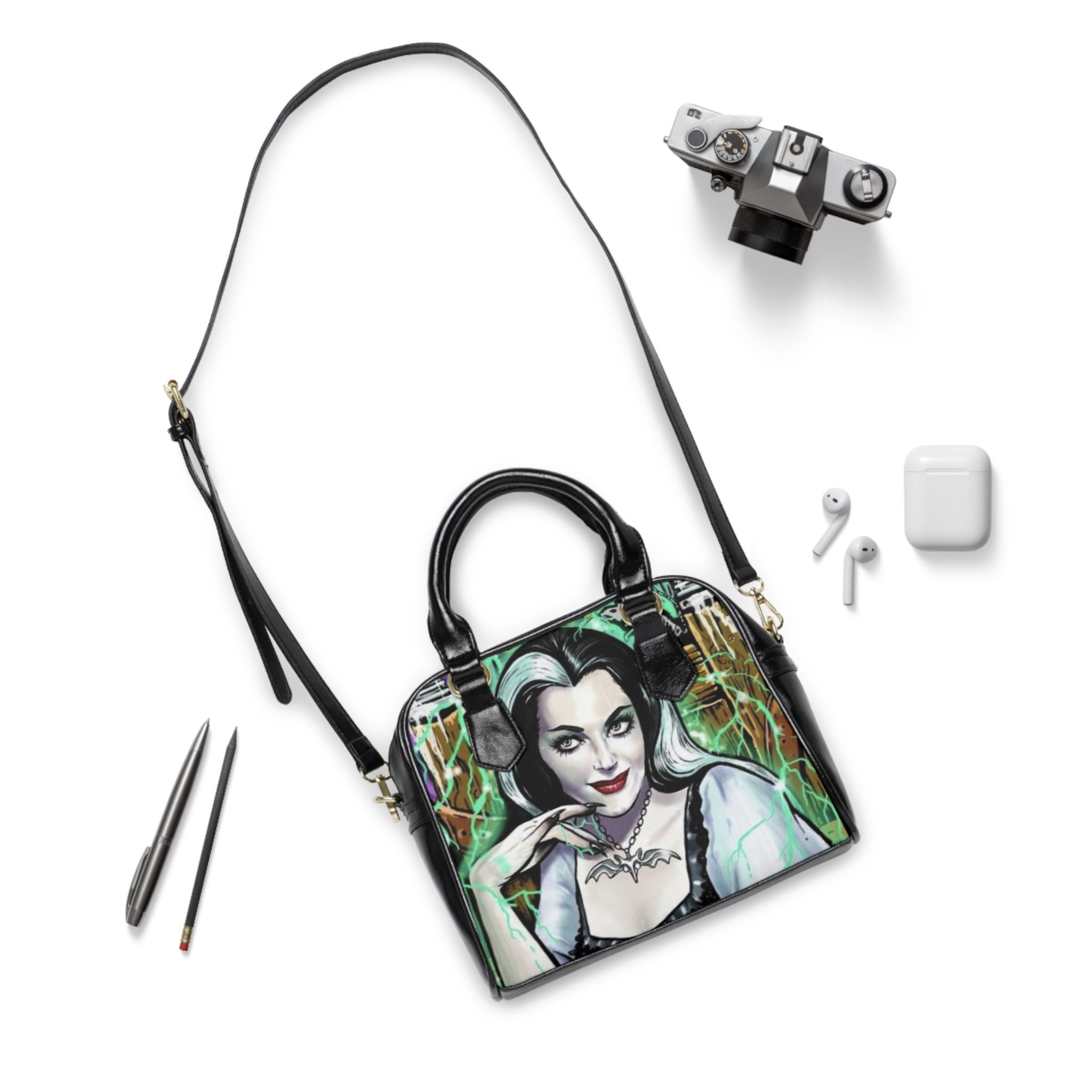 Bride of Frankenstein Horror Shoulder Handbag Horror Purse - Etsy