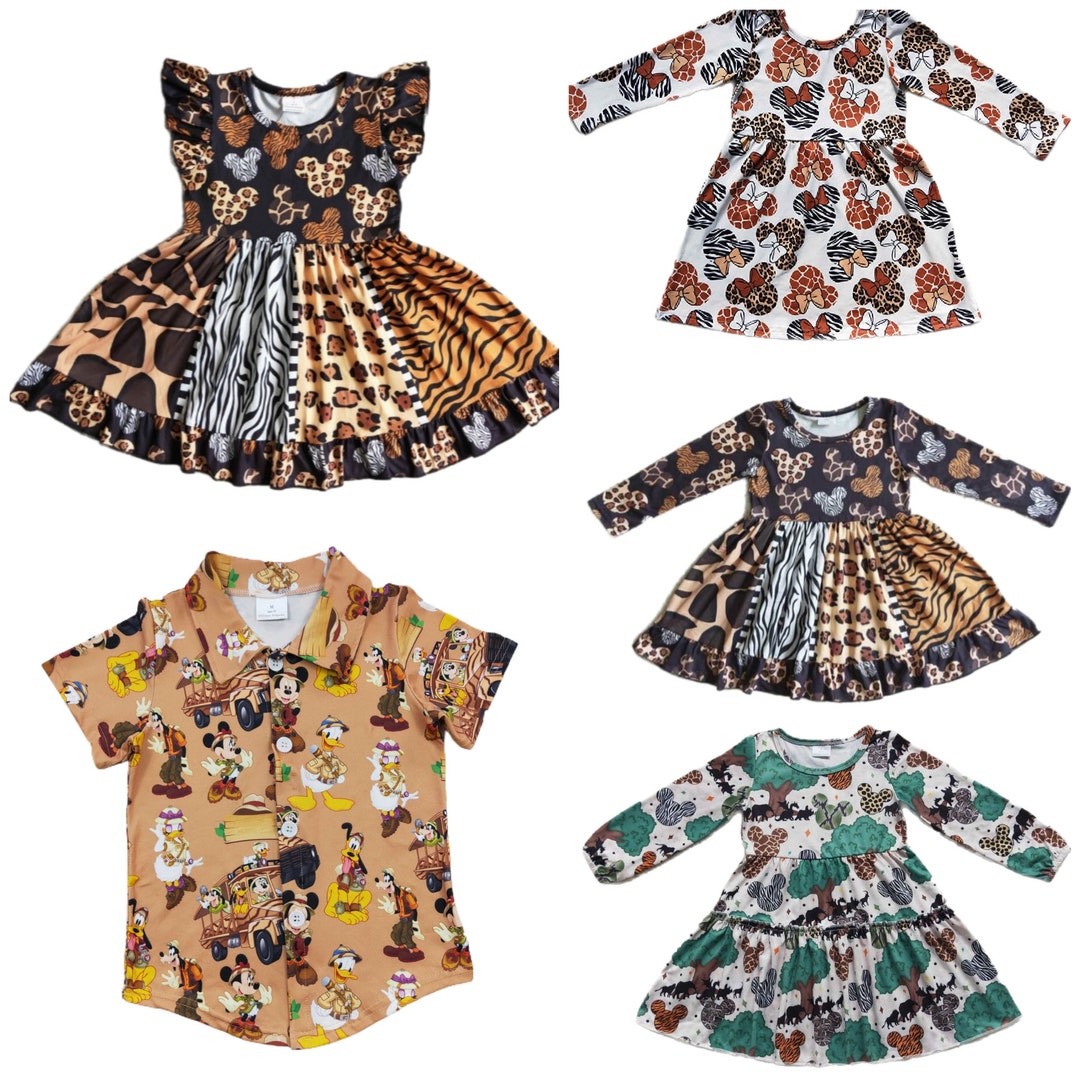 Animal Theme Park Mouse Dresses & Button up PRE-ORDER - Etsy