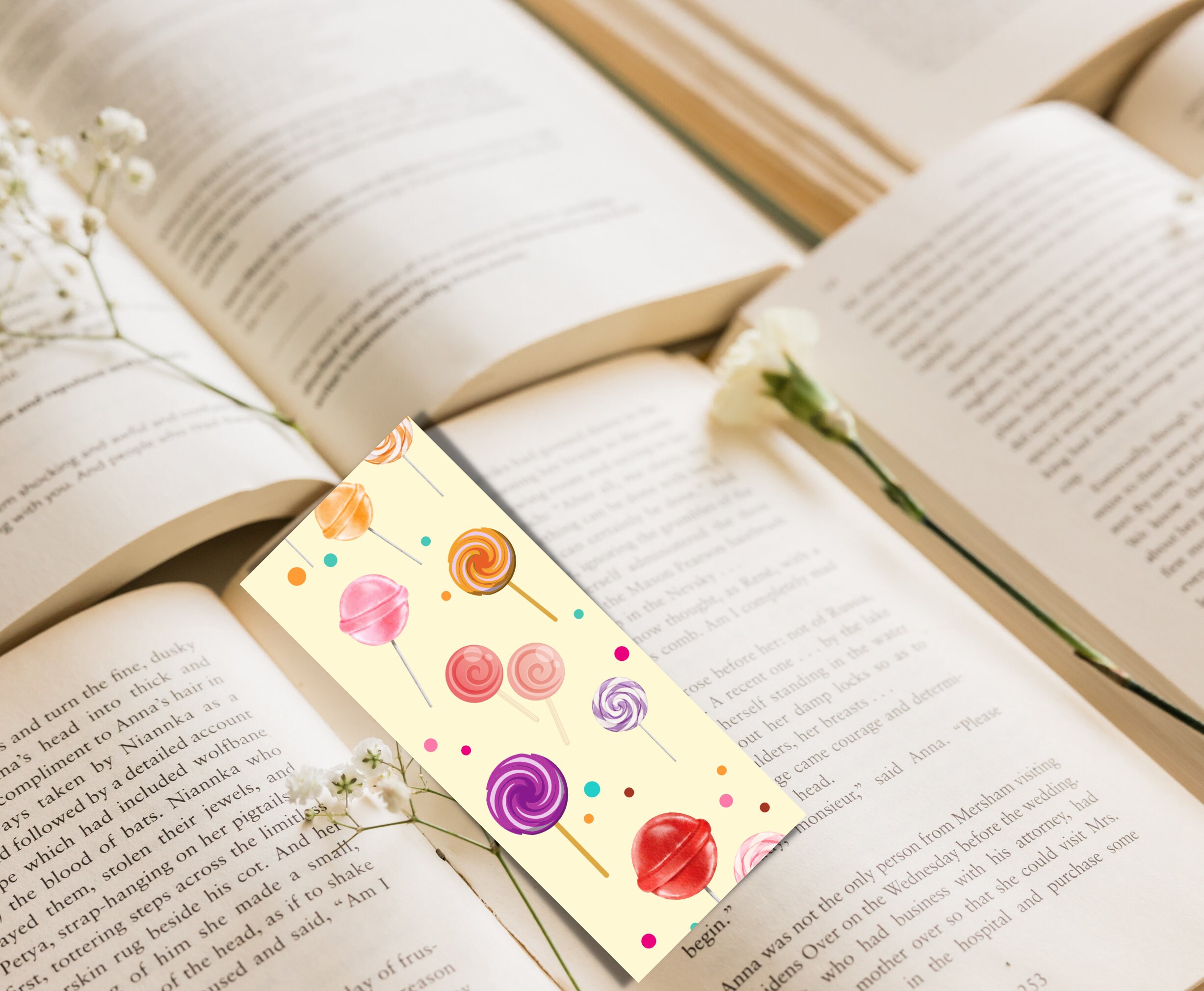 Candy and Dessert Bookmarks Printable Bookmarks Cute - Etsy